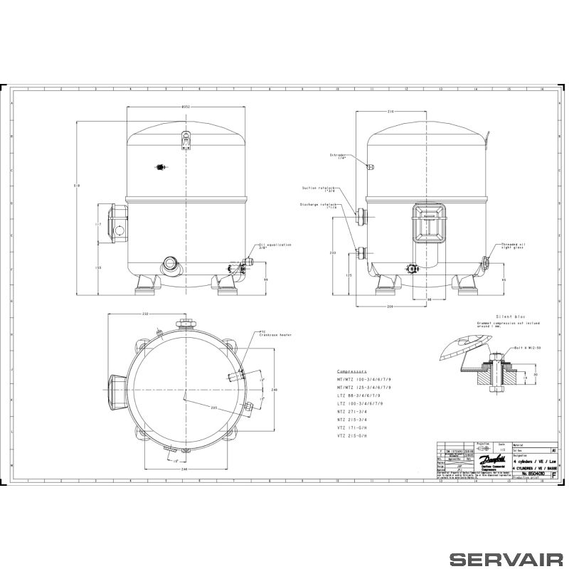 Danfoss NTZ215-4LR1 Compressor: Superior Performance and Reliability ...